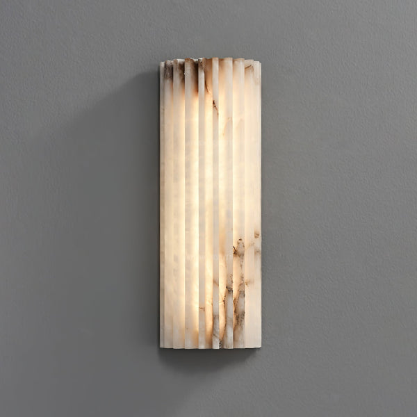 Elara Haus Wall Lamp - Alabaster Integrated LED Wall Sconce Lighting
