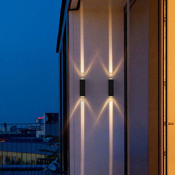 Modern Rectangular Outdoor LED Sconce - Waterproof – Elara Haus